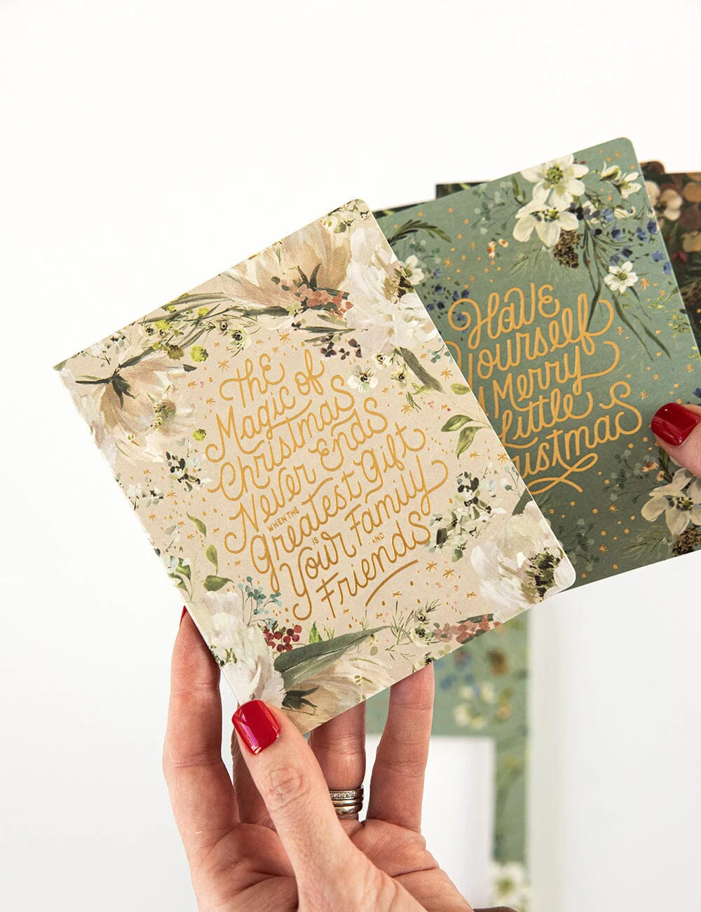 6 PACK CHRISTMAS CARD BOXSET - ENGLISH GARDEN – Floral Harvest