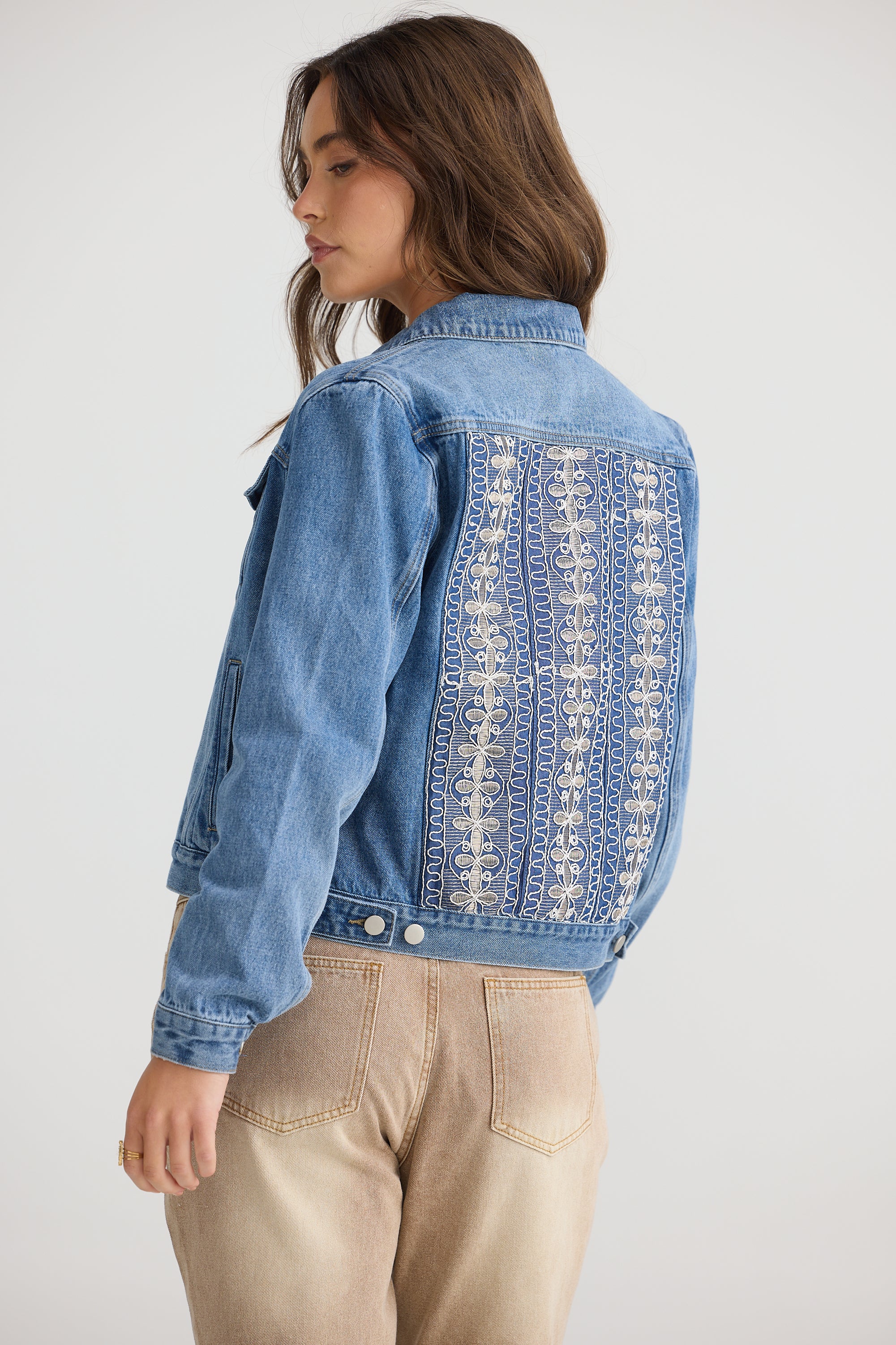 Talisman | Austin Jacket - Mid Blue Wash – Floral Harvest